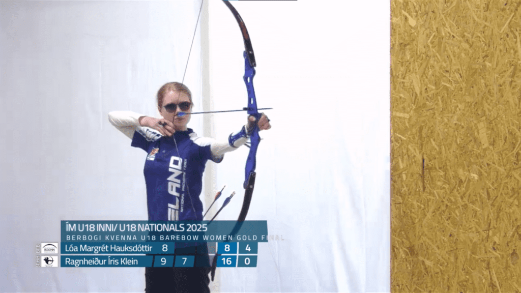 Lóa Margrét þrefaldur Íslandsmeistari U18 á laugardaginn - Archery.is